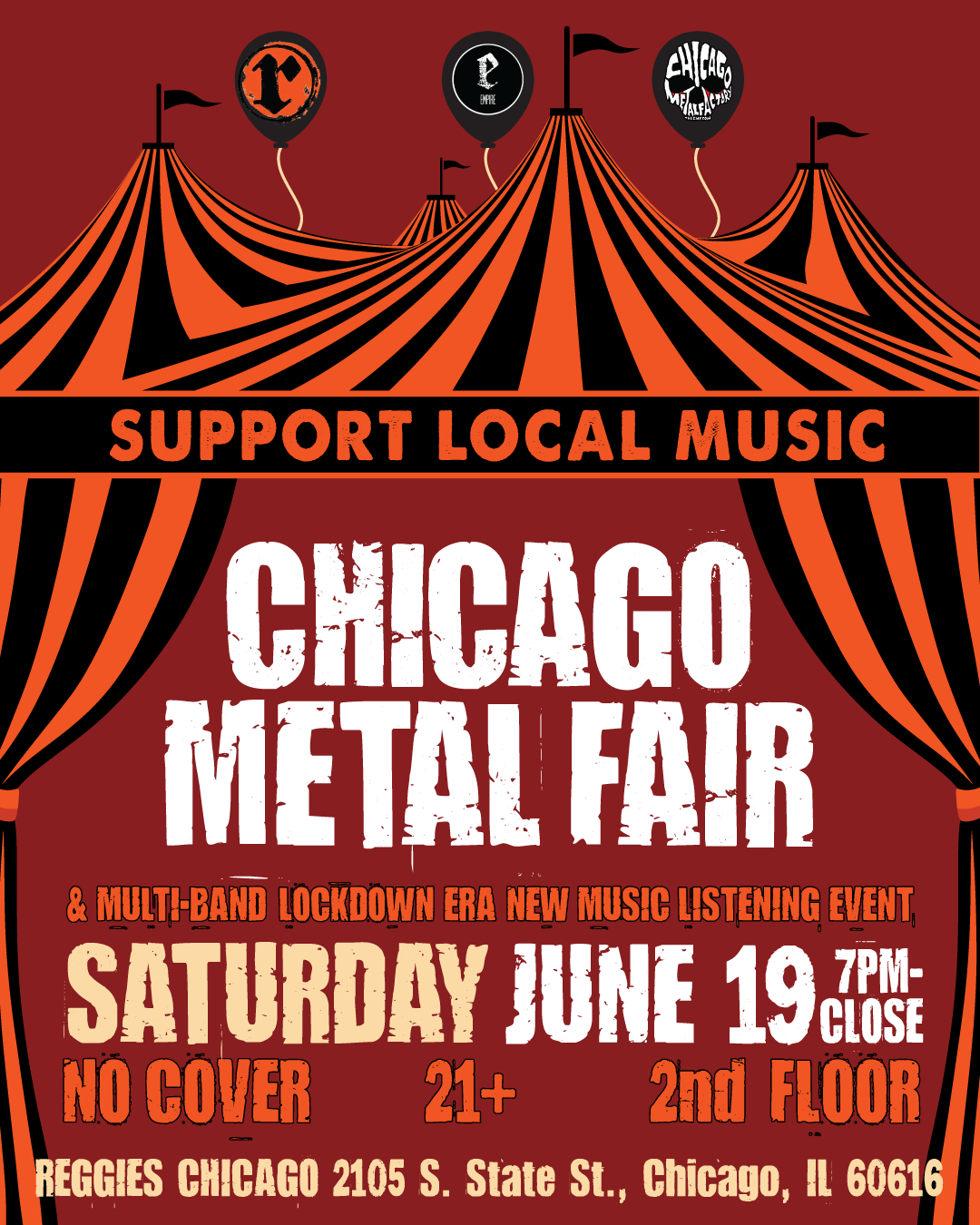 METAL SATURDAY Listening Event with Merchandise Tables for Covid Era ...