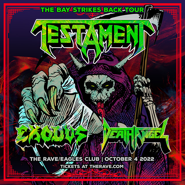TESTAMENT, EXODUS, DEATH ANGEL - theCMF.com