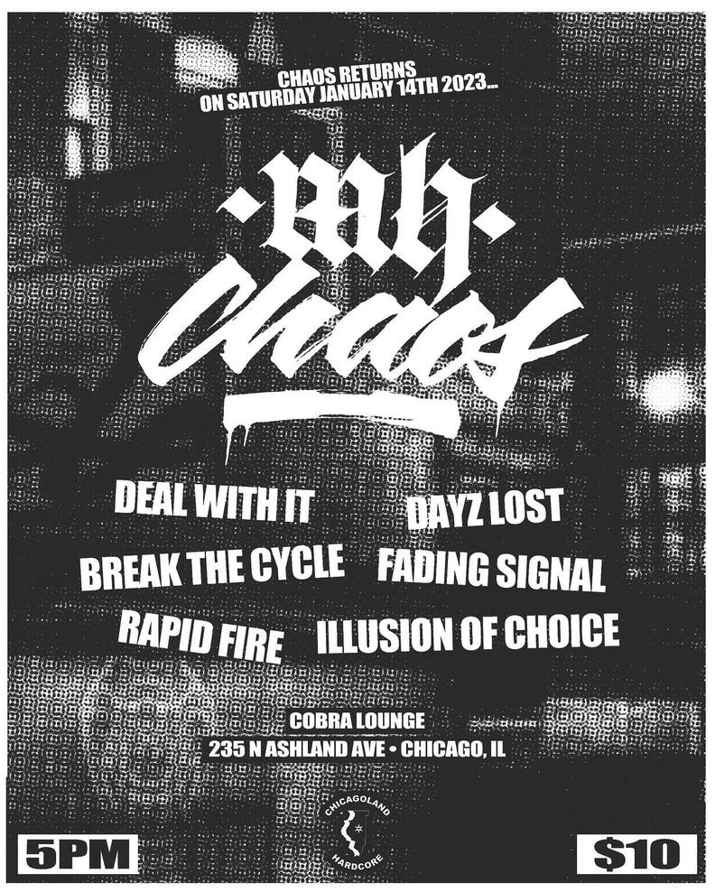 MH CHAOS, DEAL WITH IT, BREAK THE CYCLE, FADING SIGNAL, DAYZ LOST ...