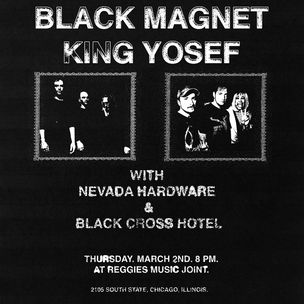 BLACK MAGNET, KING YOSEF, NEVADA HARDWARE, BLACK CROSS HOTEL - theCMF.com