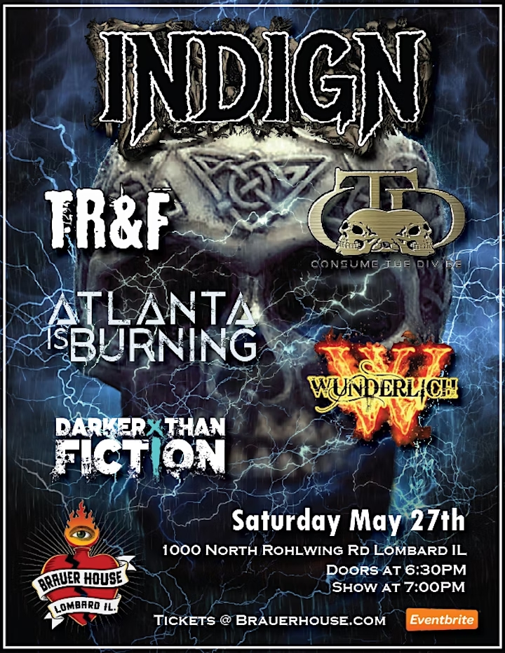 INDIGN, THE RIGHTEOUS AND FEW, CONSUME THE DIVIDE, ATLANTA IS BURNING ...