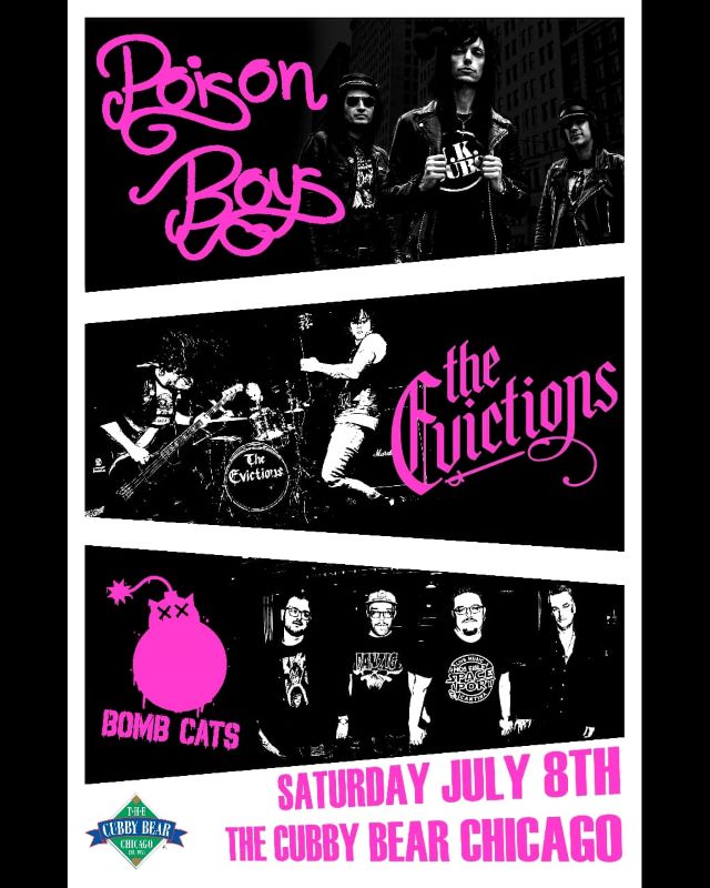 POISON BOYS, THE EVICTIONS, BOMB CATS - theCMF.com