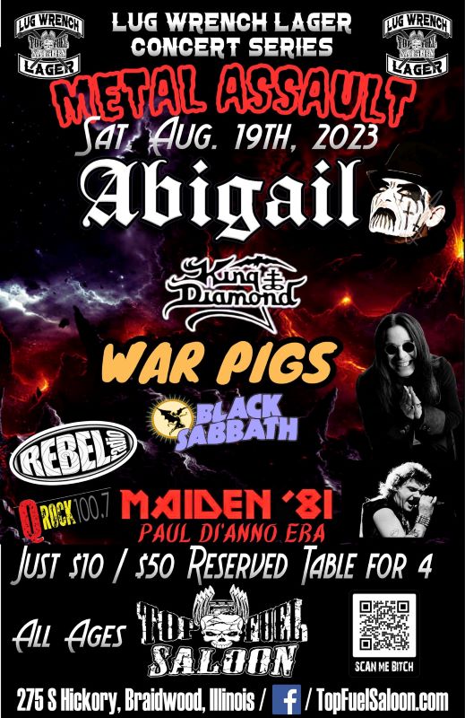 ABIGAIL, WAR PIGS, MAIDEN '81 - theCMF.com