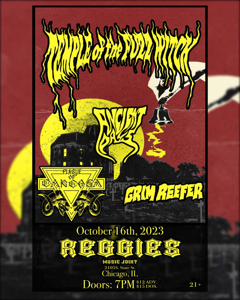 TEMPLE OF THE FUZZ WITCH, ANCIENT DAYS, GRIM REEFER, PLAGUE OF CARCOSA ...