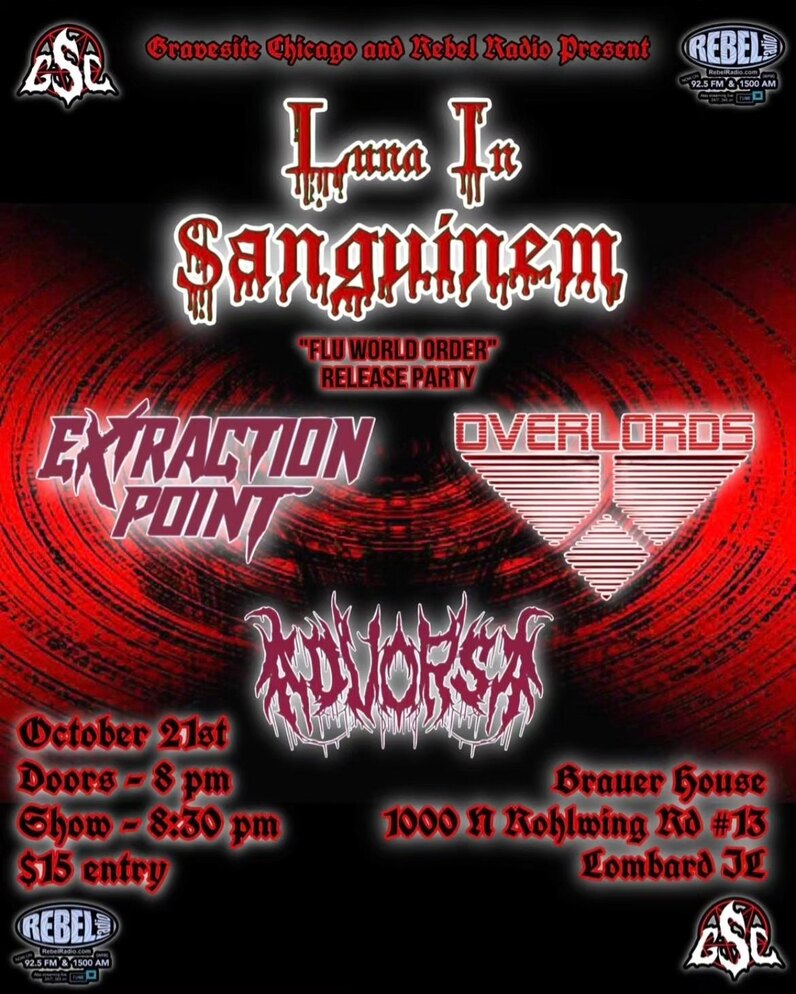 LUNA IN SANGUINEM, EXTRACTION POINT, OVERLORDS, ADVORSA - theCMF.com