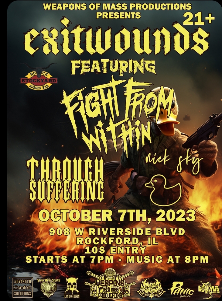 EXITWOUNDS, FIGHT FROM WITHIN, THROUGH SUFFERING, NICK SKY - theCMF.com