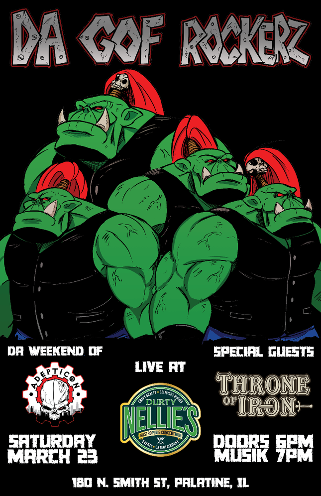 (cancelled) DA GOF ROCKERZ, THRONE OF IRON - theCMF.com