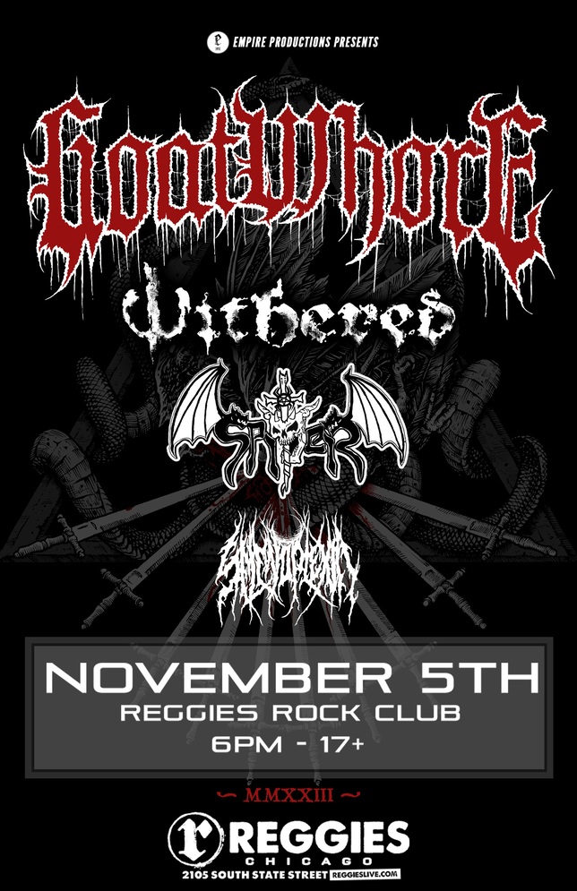 GOATWHORE, WITHERED, SPITER, SELENOPLEXIA - theCMF.com