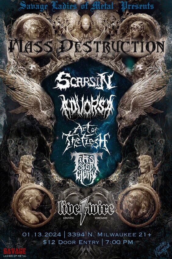 SCARSIN, ADVORSA, ART OF THE FLESH, FIRST STEP TO GLORY - theCMF.com