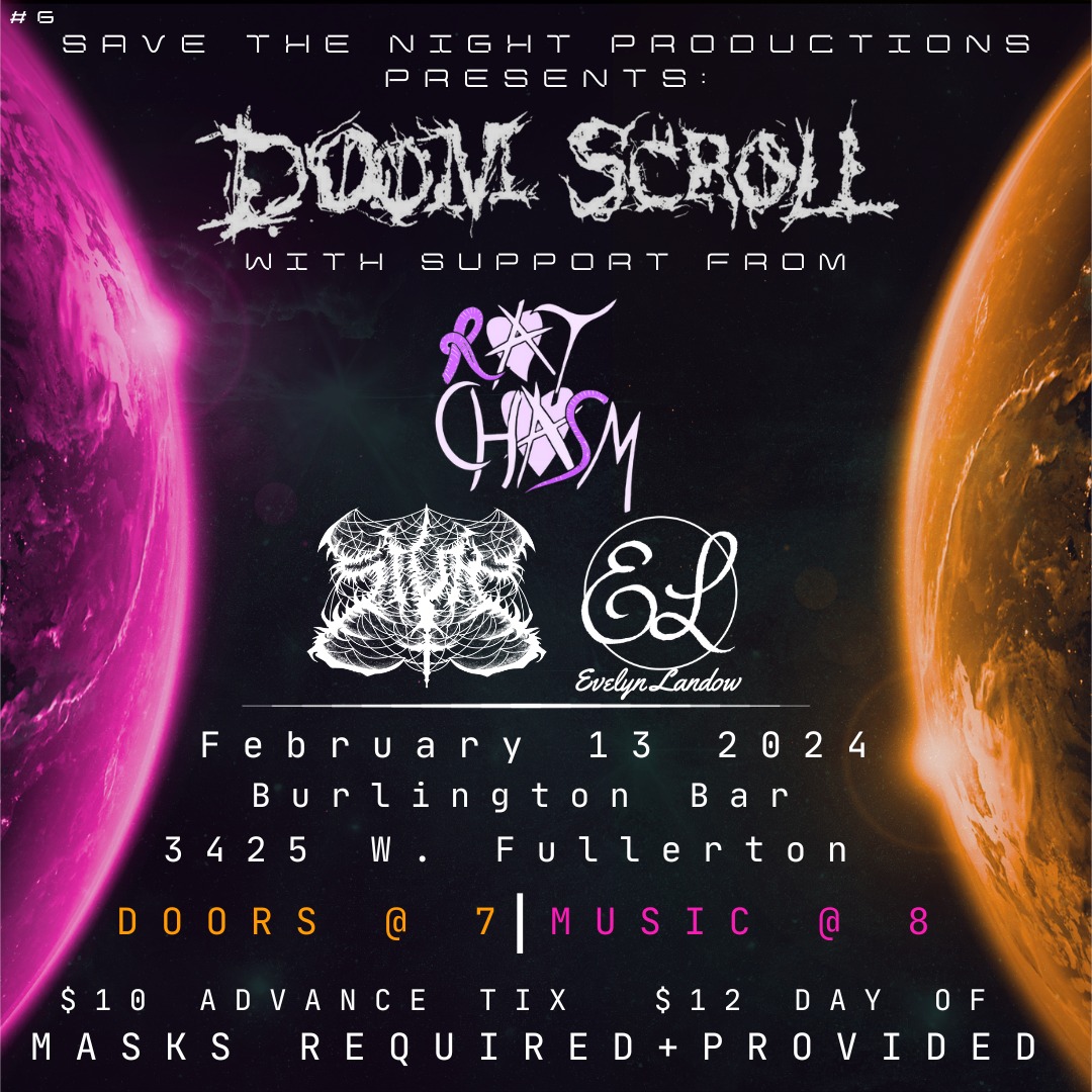 DOOM SCROLL, RAT CHASM, STUFY, EVELYN LANDOW - theCMF.com