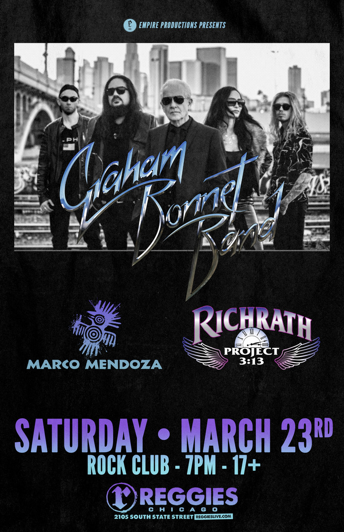 (cancelled) GRAHAM BONNET BAND, MARCO MENDOZA, RICHRATH PROJECT 3:13 ...