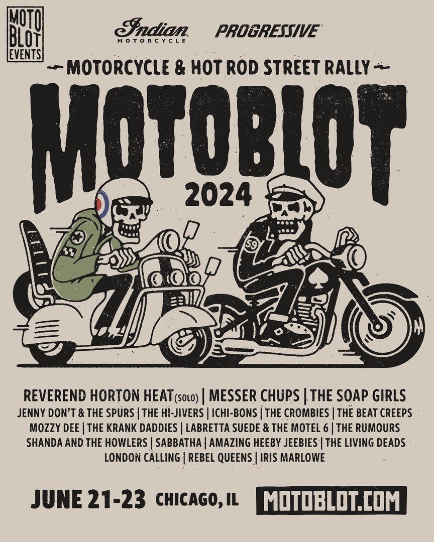 Motoblot 2024: MESSER CHUPS, THE BEAT CREEPS, THE CROMBIES, THE RUMOURS ...