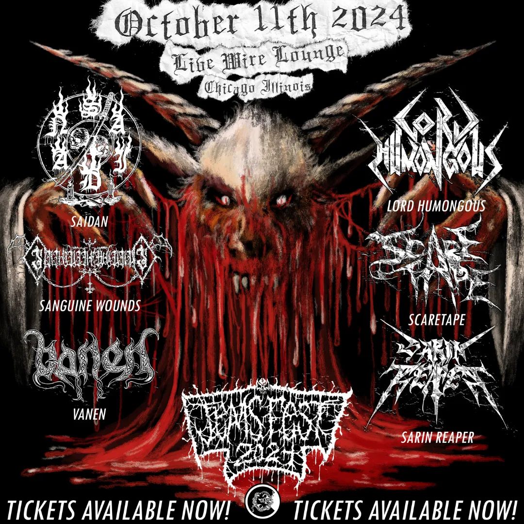 Jems Fest 2024: LORD HUMONGOUS, SAIDAN, SANGUINE WOUNDS, SCARETAPE ...