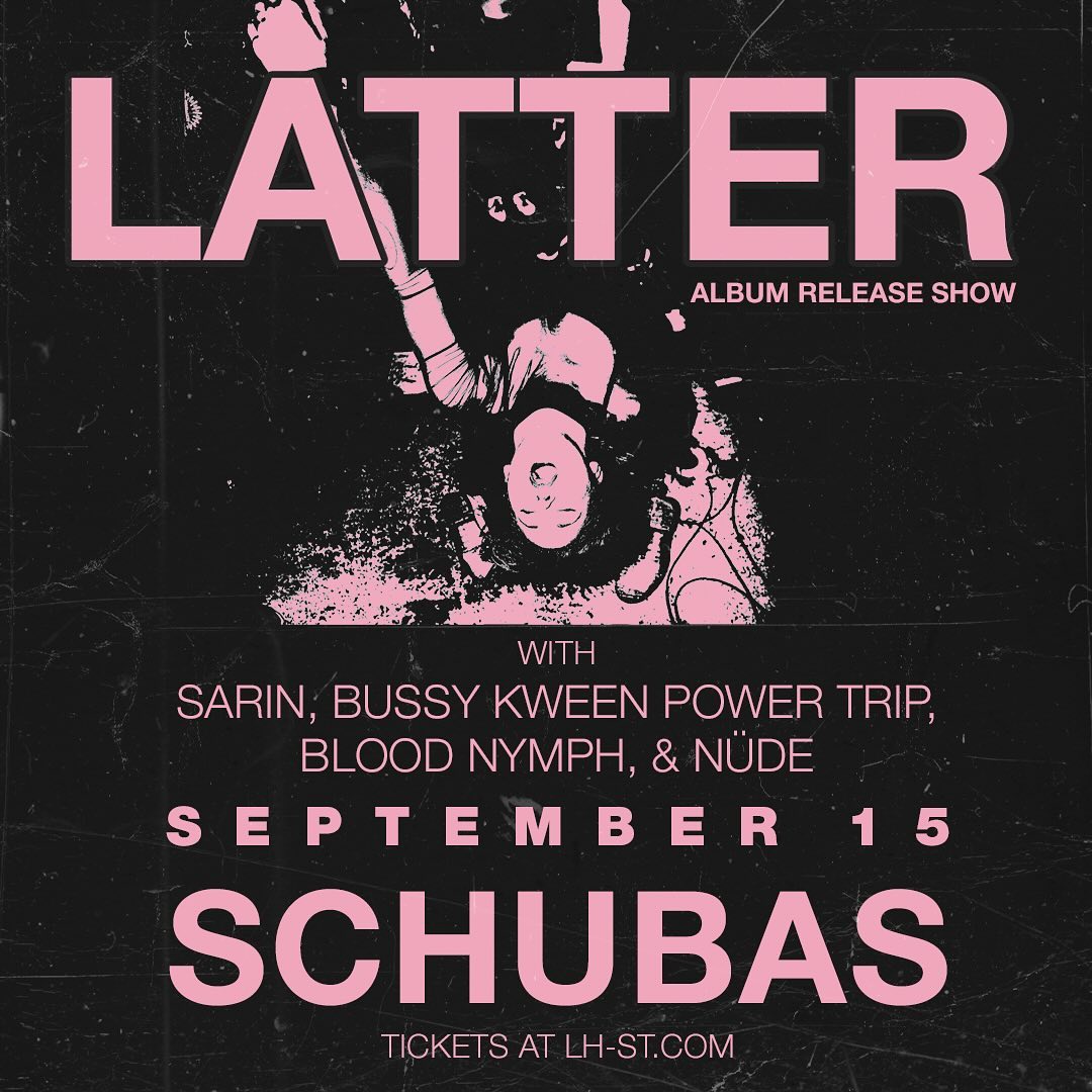 LATTER, SARIN, BUSSY KWEEN POWER TRIP, BLOOD NYMPH, NÜDE - theCMF.com