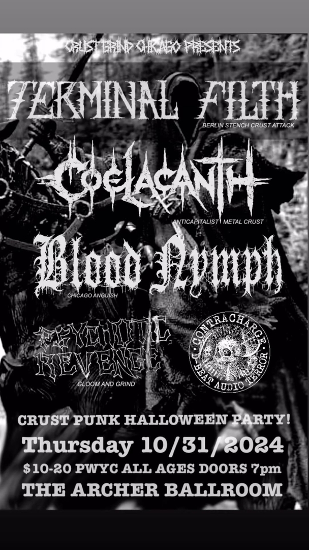 TERMINAL FILTH, COELACANTH, BLOOD NYMPH, PSYCHOTIC REVENGE ...