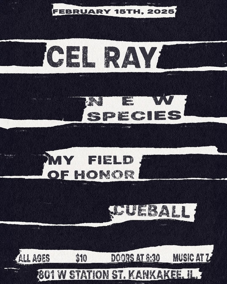 CEL RAY, NEW SPECIES, MY FIELD OF HONOR, CUEBALL - theCMF.com