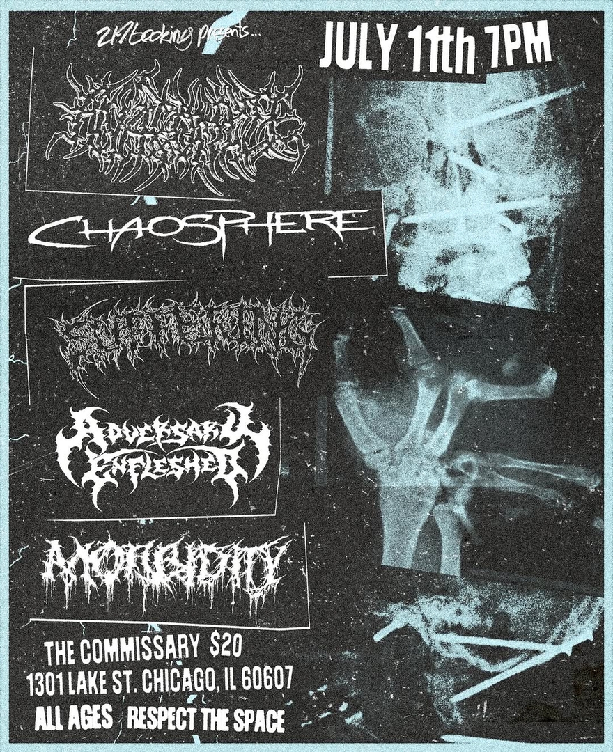 ANATOMIZE, CHAOSPHERE, SUFFERING, ADVERSARY ENFLESHED, MORBIDITY ...