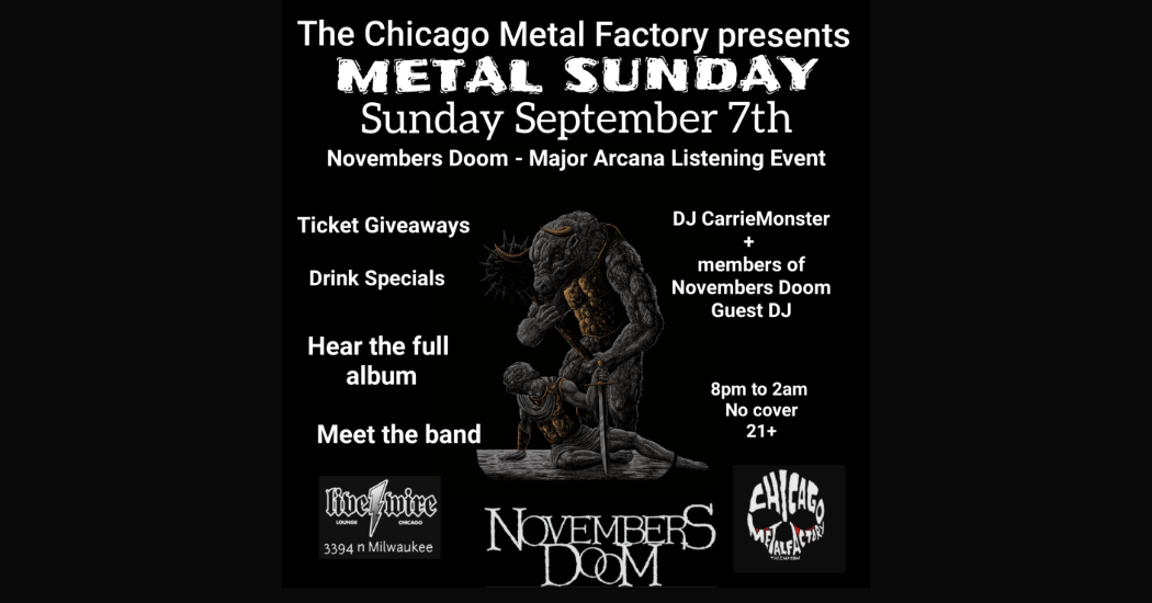 Upcoming Events - theCMF.com YOUR SOURCE FOR HEAVY MUSIC AROUND CHICAGO